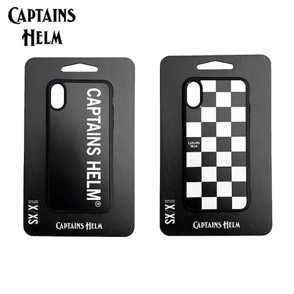 CAPTAINS HELM　#iPhone CASE WOODのパッケージ、WOODベースのiPhoneケース。 TRADEMARK LOGO(BLACK)とCHECKERをチョイスしました。 鮮やかなフルカラープリントにうっすらと木目が浮...
