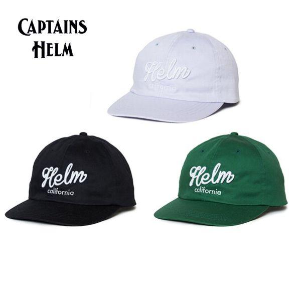 CAPTAINS HELM　#HELM CALIFORNIA CAP ・新型のオリジナル6パネルシルエット ・ツバの長さや、全体的な深さのバランスがよく、 　被り心地も抜群です ・オリジナルグラフィックを、立体感のある手法にて表現 ・バック...