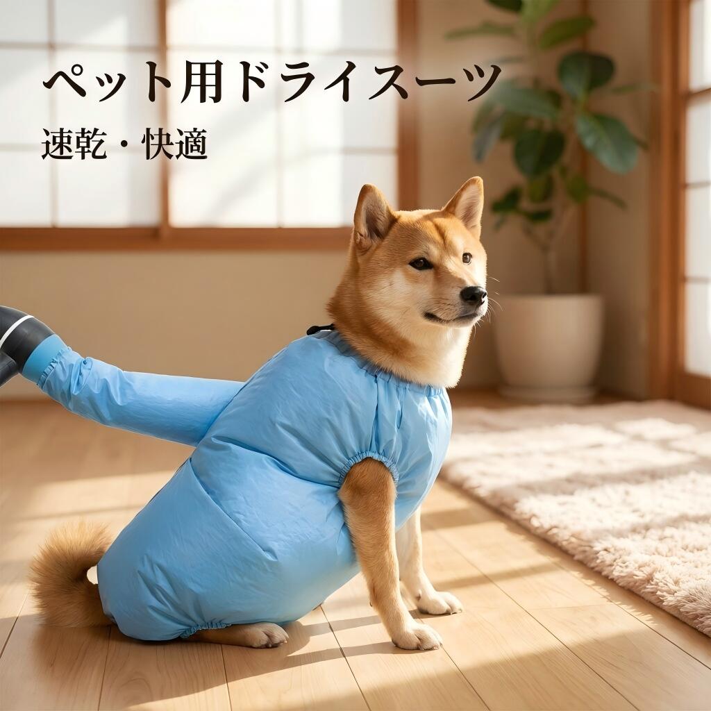 【驚きのスピード乾燥】お手持ちのドライヤーを差し込むだけで温風が全体に循環いたします。お風呂上がりの乾燥時間を大幅に短縮し、飼い主様の負担を優しく和らげます。【手軽に使える簡単仕様】ドライヤーを差し込むだけで温風が広がります。両手が空くため...