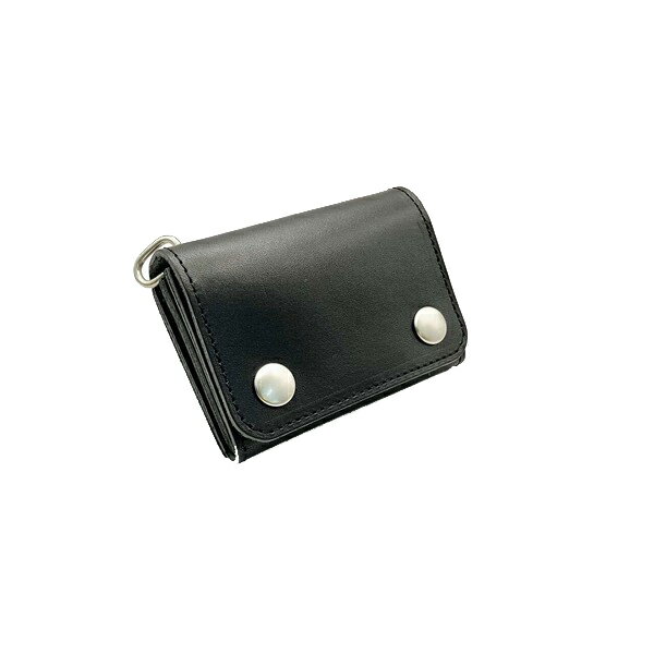 【サイズ】W：106mm　H：78mm 【素材】牛革（栃木レザー） 【生産地】日本 【パッケージ】個包装 海外のトラック乗りやバス、タクシードライバーたちが好んで使ったクラシックスタイルで、トラッカーウォレットと呼ばれています。 小銭、領収...