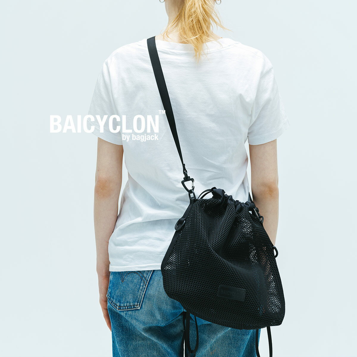 ▼BAICYCLON by bagjack / バイシクロンバイバッグジャック MESH DRAW STRING BAG (SMALL) - BCL-47(MESH) ・2シーズン前から変わらず支持されておりますドローストリングバッグをメッ...