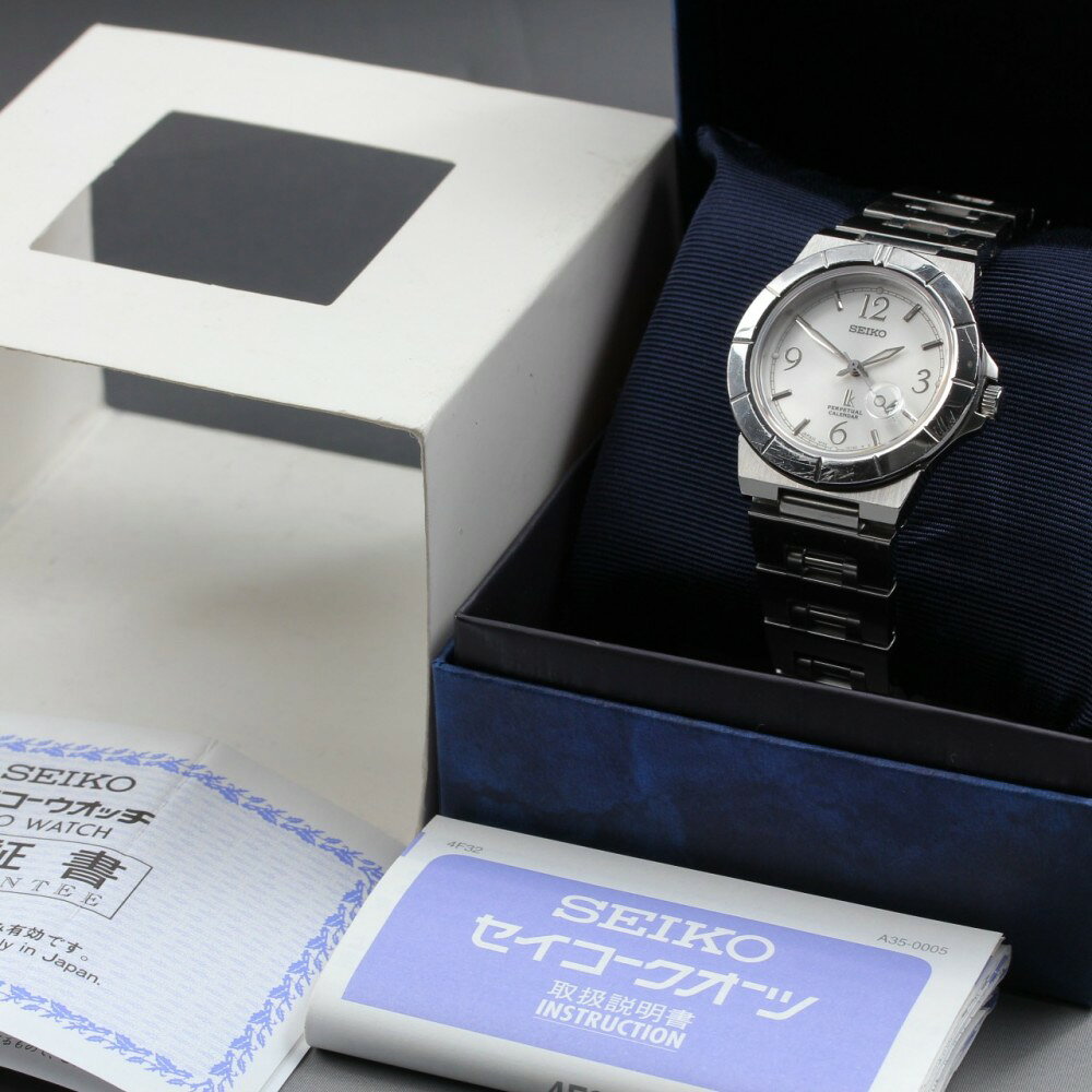 商品の詳細 アイテム 腕時計 ブランド セイコー / SEIKO モデル Lukia 型番 4F32-0130 シリアル 180056 生産国 日本 対象 レディース スタイル ドレス/フォーマル ケース横 30mm（リューズ除く） ケース...