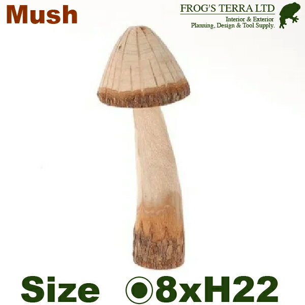 オーナメント（オブジェ） 【外寸】直径8cm×H22cm 【材質】木製 ※天然素材によるハンドメイドにて商品に個体差があります。 ※サイズは目安であり多少前後する場合がございます。 ※画面上の色はブラウザや設定により、実物は異なる場合があり...