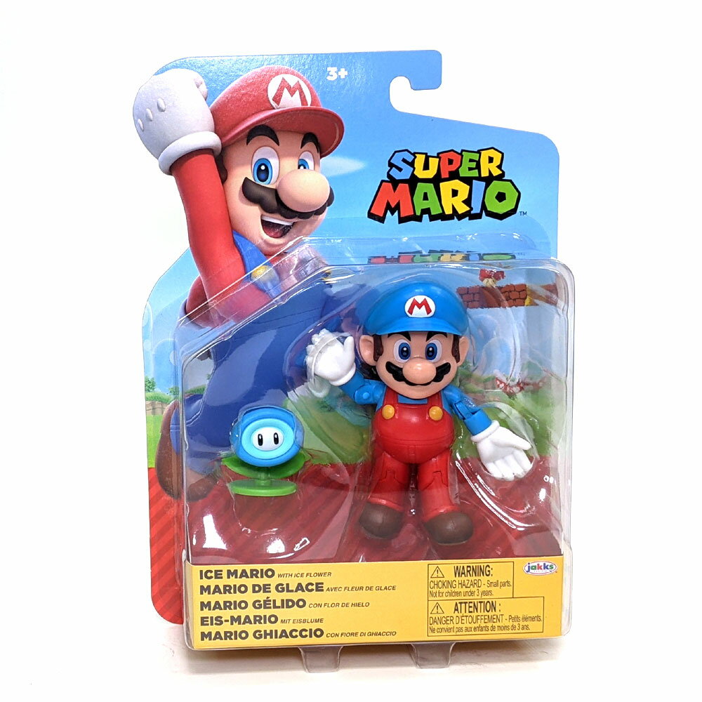 WORLD OF WORLD OF NINTENDOシリーズとして海外で発売されたアイスマリオのフィギュアです。首や腕、足など合計11箇所の関節が可動。 JAKKS PACIFIC,INC コンディション 新品 輸入品の為、パッケージにわず...