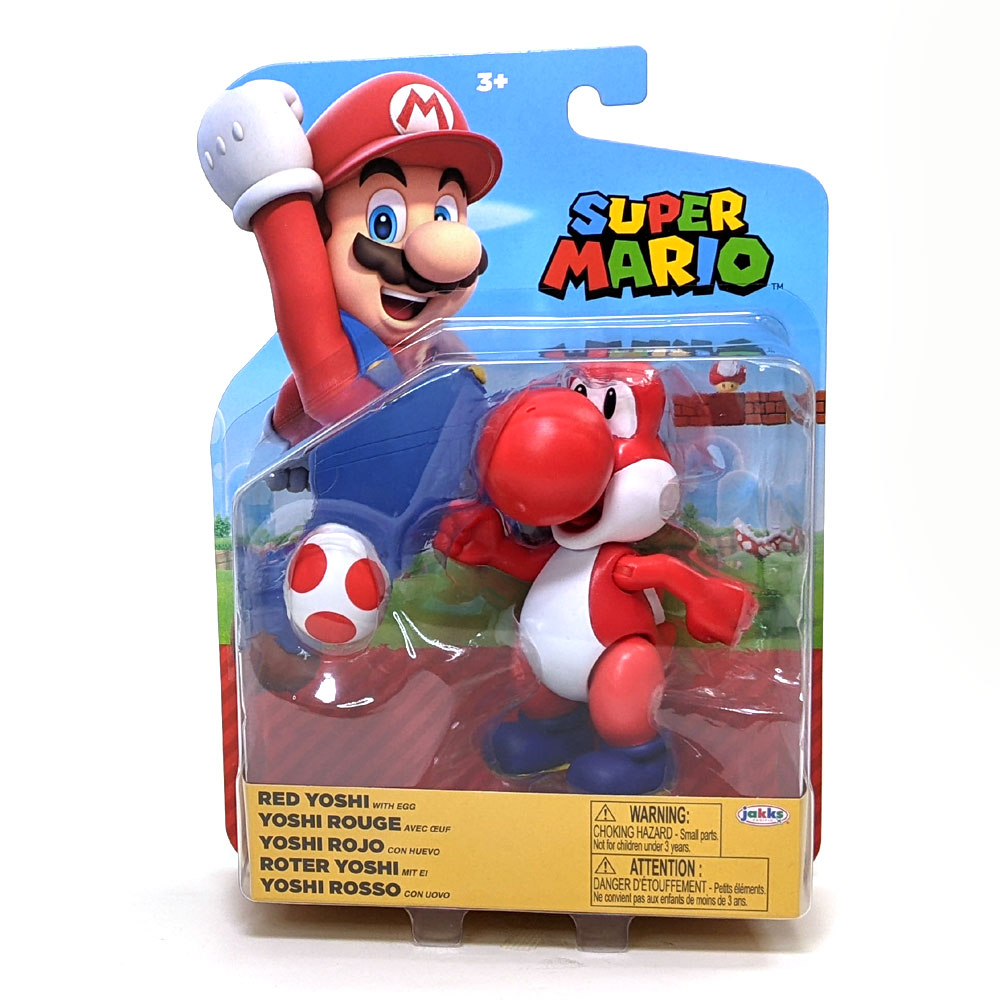 WORLD OF WORLD OF NINTENDOシリーズとして海外で発売されたあかヨッシーのフィギュアです。首や腕、足など合計5箇所の関節が可動。 JAKKS PACIFIC,INC コンディション 新品 輸入品の為、パッケージにわずか...