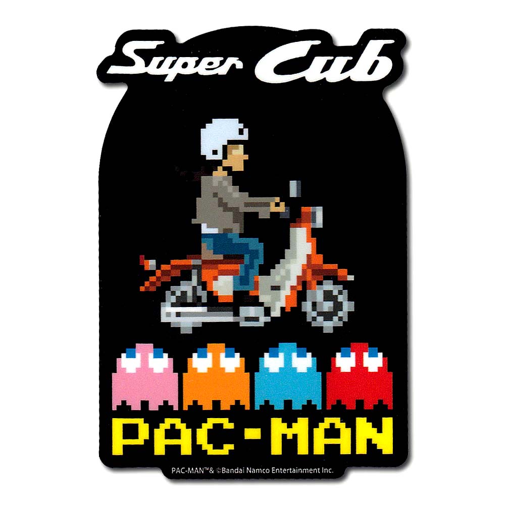 『Hondaのバイク』と名作ゲーム『パックマン』 のコラボグッズです。 日本生まれの「スーパーカブ」と「パックマン」。レジェンド達の夢のコラボが実現！ バンダイナムコ コンディション：新品 サイズ： 幅50mm×高さ74mm（本体サイズ） ...