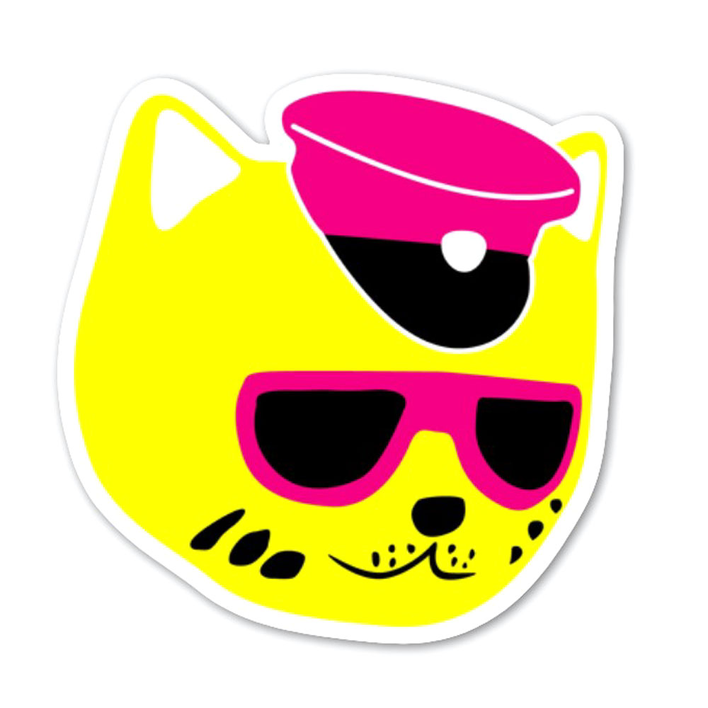こまやのエレメカ「ねこポリス」のオフィシャルステッカー。 スマホやパソコン、はたまたおうちのあらゆる場所に貼るだけで、防犯・セキュリティが上がったり、上がらなかったり… 【ねこポリス】 1990年に発売されたエレメカ。タイミング良くボタンを...