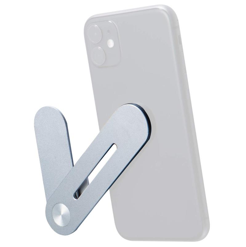 エレコム スマホ用スタンド アーム型ディスプレイスタンド マグネット式 4～6インチ対応 シルバー P-DSMARMDSVディスプレイの横にスマートフォンを設置し、簡単に付け外しできるスマートフォン用マグネット式アーム型ディスプレイスタンド...