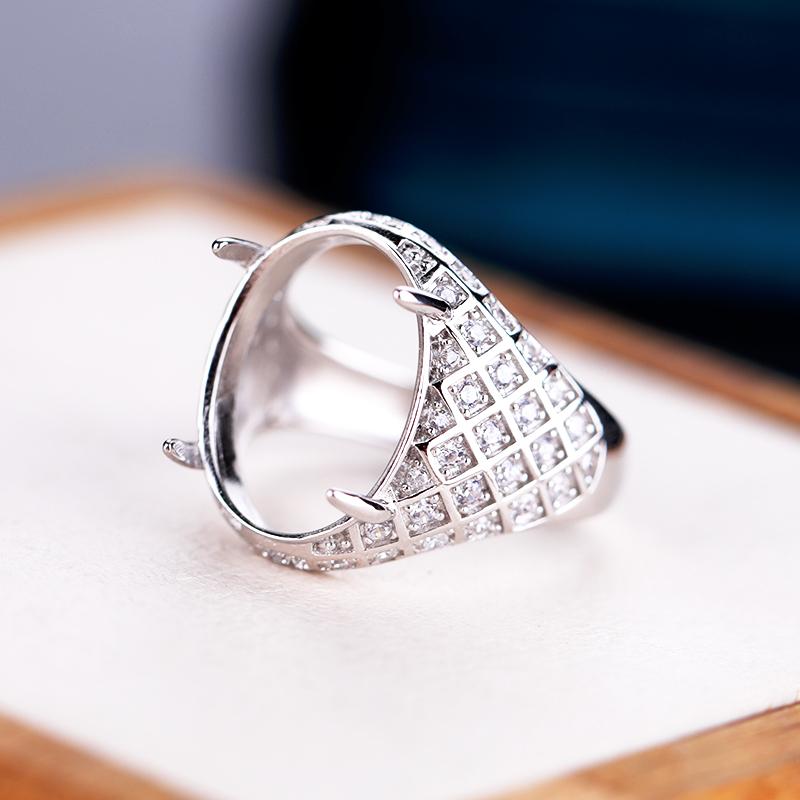 素材：シルバー金属素材：シルバー925該当する性別：女性石のサイズ：13*17mm※完成品ではありません。