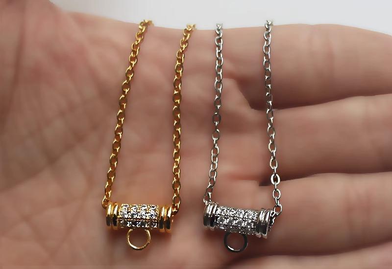 チェーン素材: チタン鋼円周：21cm（両端を含む）-50cm（両端を含む）