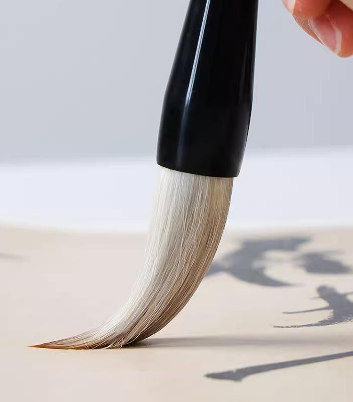 書道 筆 太い 学校 文房具 習字用品 対句 楷書 行書 絵画 中国 ダルマ軸 持ちやすい 円錐形 コシ 弾力性 剛柔 吸墨が良い 滑らか 単品 セット 兼毫