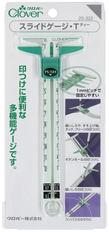 Clover スライドゲージ・T本体サイズ :(約)60×16mm