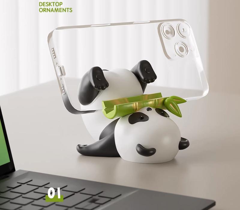 ・アートスタイル: カートゥーン・テーマ: パンダ・設置方法: 置き型・種類: デスクトップ装飾品・主な素材: 合成樹脂・対象: ユニバーサル・適用シーン: 日常の贈り物・適用場所: オフィス・表面加工: 半手作業・カラー展開: 胸有成竹パ...