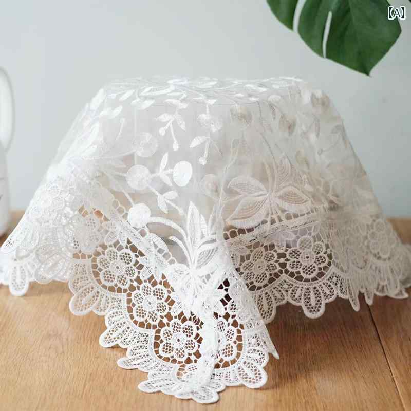 素材: レース仕様: 正方形 約65×65cm.大きいサイズ 約90×90cm