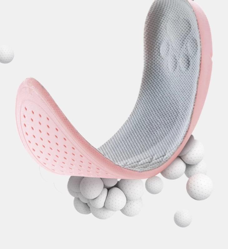 中敷き インソール メンズ レディース 春秋 疲れにくい 見えない 吸汗 防臭 快適 軽量 通気性 滑りにくい 崩れにくい 旅行 通勤 通学 ピンク