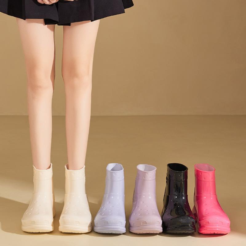 上部の高さ：ショートチューブ（チューブの高さ10〜20cm）ソール素材: PVC裏地素材：メッシュ表面素材：PVCブーツ素材: PVC保温付き：1 つ上のサイズをお選びください。
