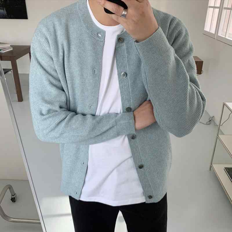 カーディガン メンズ 薄手 ニット 羽織り 長袖 春秋 無地 シンプル オフィス ゆったり 前開き ラウンドネック リブ編み きれいめ グレー 黒 着回しサイズ: M L XL適用季節：春と秋厚さ: 薄手素材構成：ビスコース繊維（ビスコース...