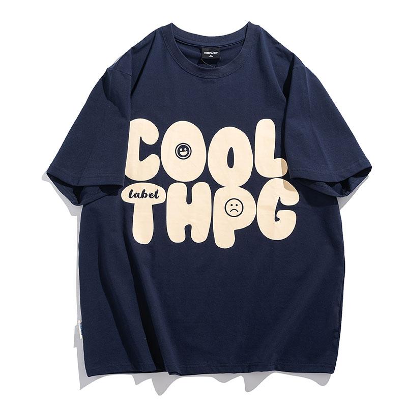 サイズ: L.XL.2XL.3XL.4XL.5XL.6XL 襟型: クルーネック カラー: ネイビー.キャラメル 袖丈: 半袖 シルエット: ゆったり 素材: 綿.ポリウレタン