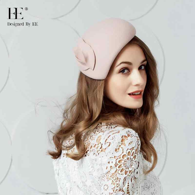 トーク帽 成人式 ウェディング 秋冬 英国 レトロ ウール レディース 大人 上品 フラットトップ ピンク 黒 白 ビッグリボン ドット柄