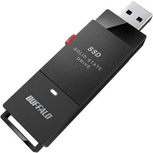 バッファロー SSD-PUT500U3-BKA ［TV対応 PC向USB3.2(Gen1)スティック型外付SSD］4981254057827