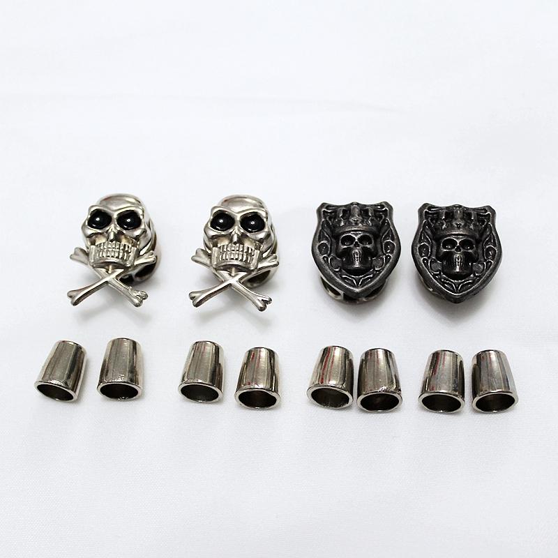 ・カラー展開: 骨格スケルトン靴ひもバックルセット、盾形スケルトン靴ひもバックルセット