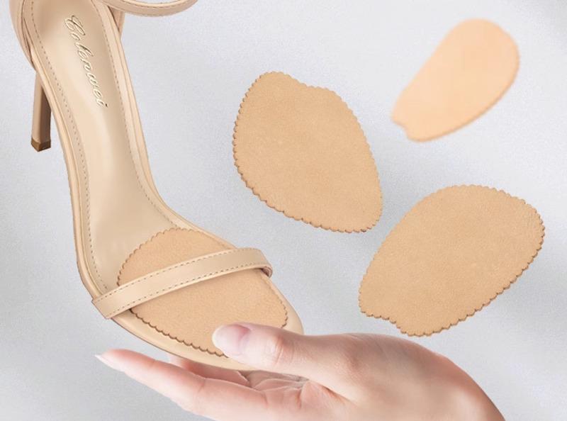 インソール サンダル レディース 夏 革製 靴用品 中敷き ハーフインソール パッド つま先 吸汗 通気性 滑り止め 防臭 防痛 衝撃吸収 サポート クッション 柔らかい 薄手 粘着式 パンプス ミュール ハイヒール