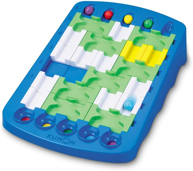 くもんのロジカルルートパズル LR-10パズルを解いて、ボールを転がす楽しく論理的思考を養おうボールと同じ色のゴールに入るようにルートを作るパズル直線ピース・交差ピースの2種類シンプルですが、組み合わせ次第で様々なボールの動きにパズルとして...