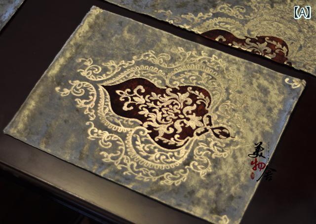 ランチョンマット おしゃれ 家庭用 ダイニング ティーマット テーブル マット お茶会 来客 ホーム パーティー 普段使い 金 長方形 豪華