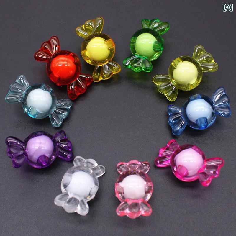 アクリル 宝石 すくい キラキラ クリア 透明 キッズ 子供 おもちゃ クリスタル キャンディー リボン ひまわり アヒル ビーズ 手作り かわいい イベント 景品