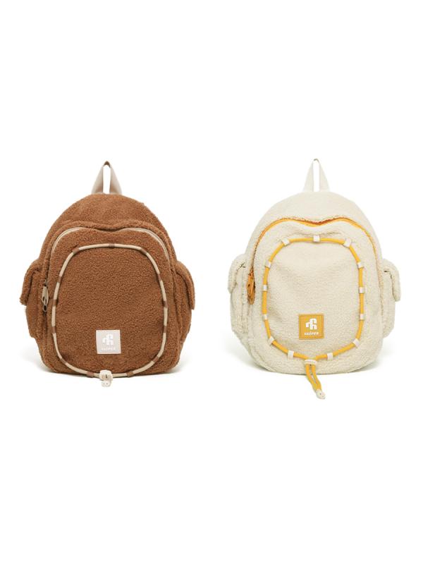 リュックサック レディース 旅行 スポーティ 女性 バッグ 秋冬 バックパック かわいい カジュアル 韓国 お出かけ 散歩 ショッピング カフェ ランチ 通学 茶 もこもこ ジッパー開閉方法: ジッパーバッグサイズ: 23.5x9x29cm