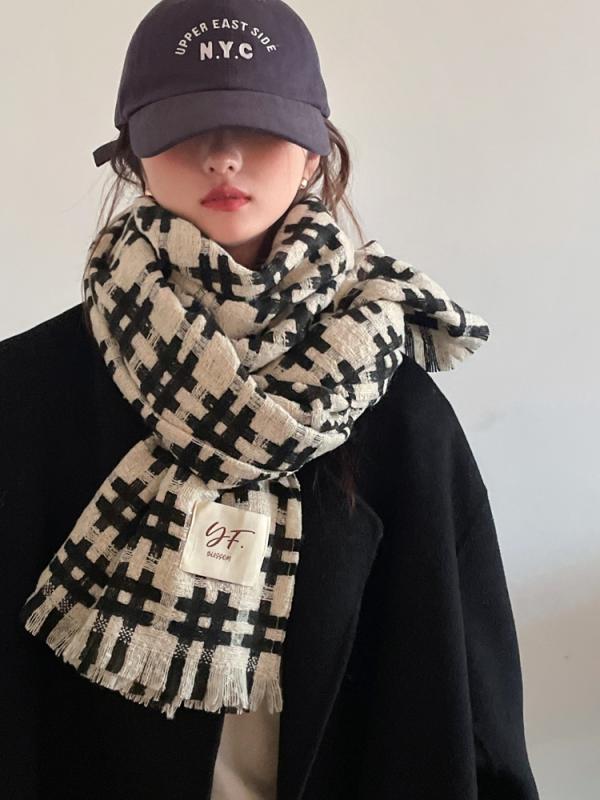 生地: ポリエステルパターン: チェック柄サイズ：約65×200cm