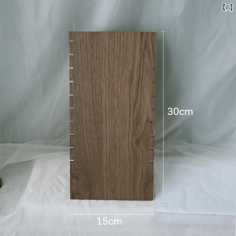 アクセサリー ディスプレイ スタンド トレイ 木製 おしゃれ 収納 置き場 ラック 吊り下げ ボード ウォールナット ネックレス ピアス イヤリング 小物 インテリア 雑貨 玄関 卓上 店舗 展示 整理 保管 写真 撮影 小道具 シンプル レトロ