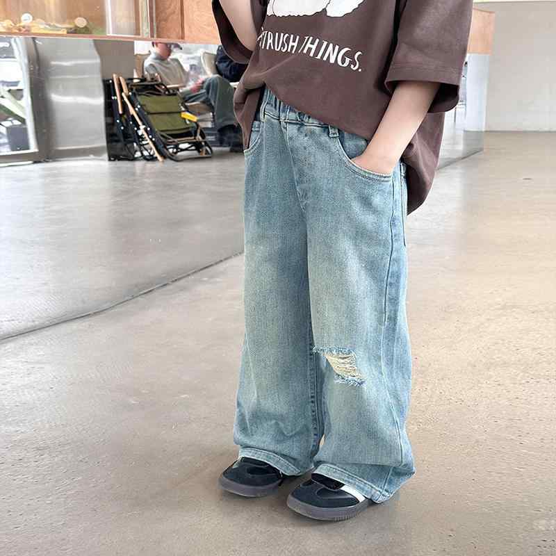 生地: 綿ウエスト: ゴムパンツの前立て：ゴムベルト適用季節：春と秋パンツの長さ: ロングパンツ分類: ジーンズ素材機能: 通気性