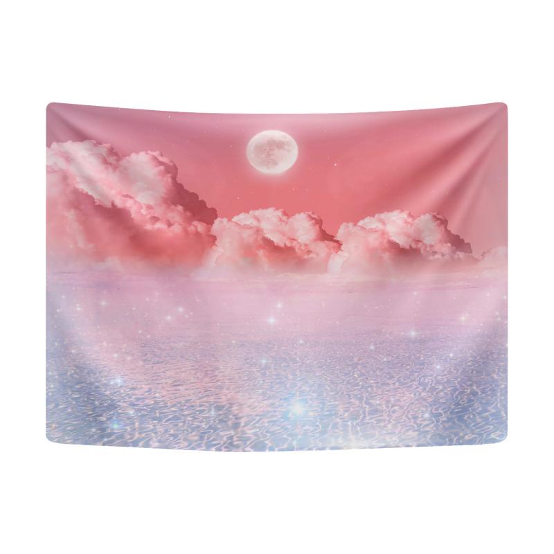 タペストリーの洗浄方法：手洗い可能.洗濯機洗い可能。取り付けキット付きです。