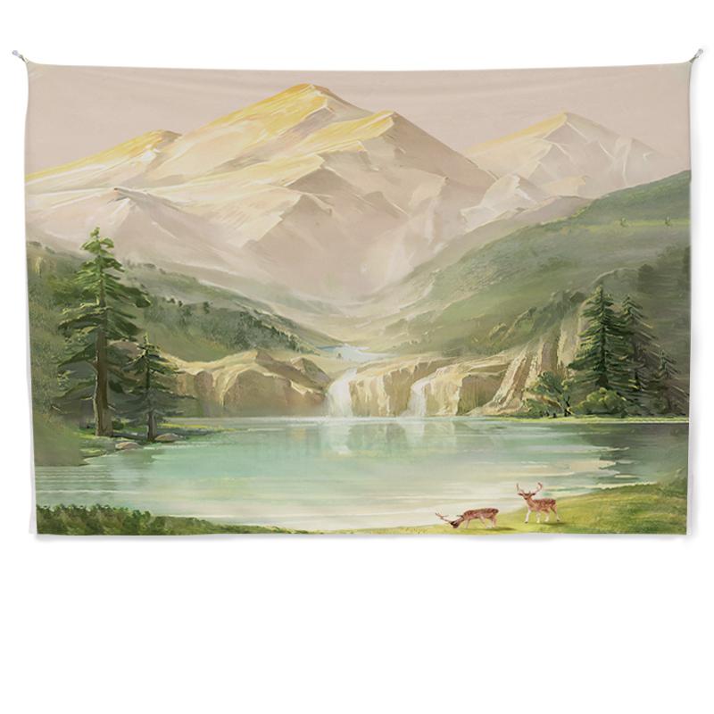 タペストリーの洗浄方法: 手洗い取り付けキット付き