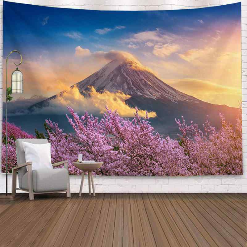 タペストリーの洗浄方法：手洗い可能.洗濯機洗い可能。取り付けキット付き