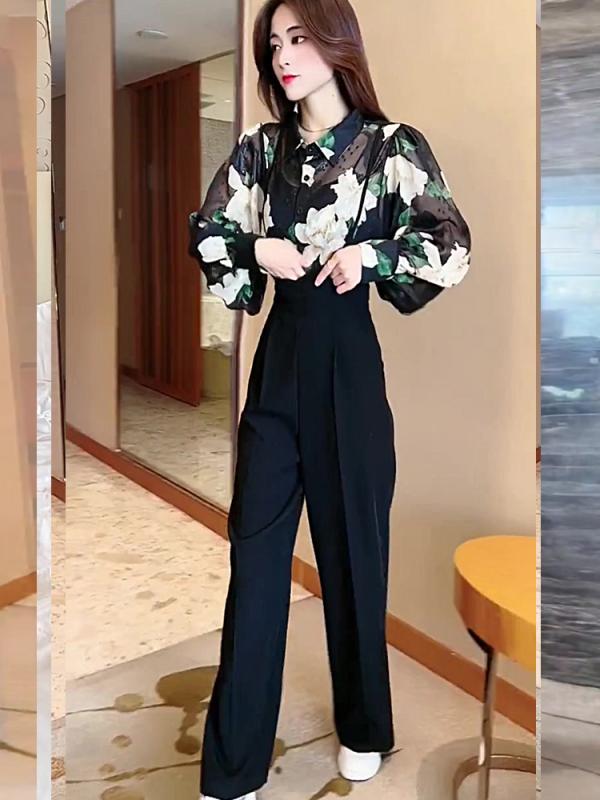 生地: リネン混紡レディースパンツウエスト高さ：ハイウエストパンツの長さ: ロング女性のパンツタイプ：ワイドレッグパンツ素材構成：トリアセテート繊維（トリアセテート繊維）100