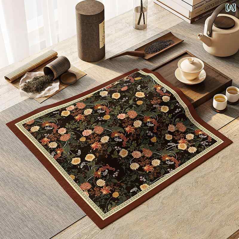 ほこり よ け カバー 防塵 防水 正方形 長方形 ティートレイ クロス ダイニング キッチン リビング 家庭用 家電 大きいサイズ モダン おしゃれ 総柄