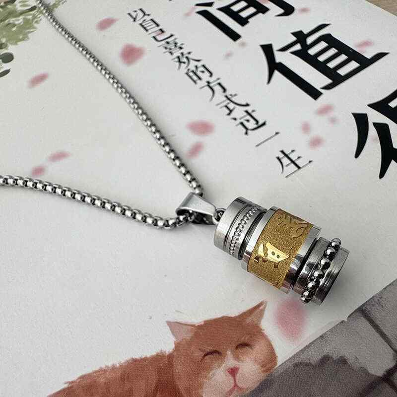 ペンダント素材: チタン鋼製品タイプ: アクセサリーチェーン材質：チタン鋼パターン: 6 文字のマントラ適用性別：ユニセックス