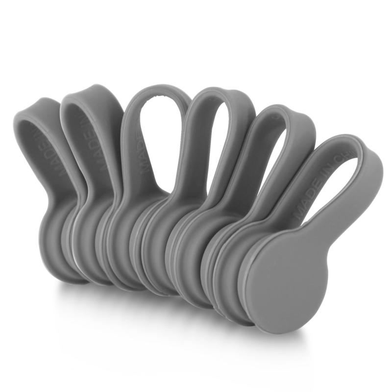 ケーブルクリップ マグネットクリップ 新型万能クリップ コードクリップコード 収納 巻き取り 磁力コード イヤフォン USBケーブル 再利用可能 By MAVEEK(マビーカ)