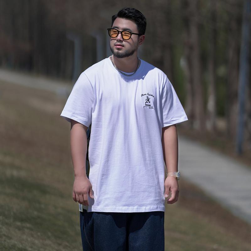 サイズ: L.XL.2XL.3XL.4XL.5XL.6XL ネックライン: クルーネック カラー: ホワイト 袖タイプ: レギュラー 袖丈: 長袖 シルエット: ゆったり 厚み: 標準 デザイン: プリント（おしゃれでユニーク） 素材: 綿