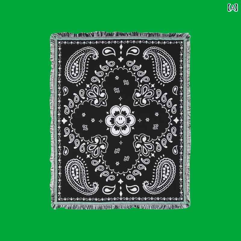 ・スタイル: シンプルモダン・サイズ: 153cmx125cmx4cm・適用空間: オフィスエリア・カラー展開: ペイズリー、チェック、キャンプ、ランチドッグ・適用シーン: 室内・主な素材: ポリエステル80%、綿20%