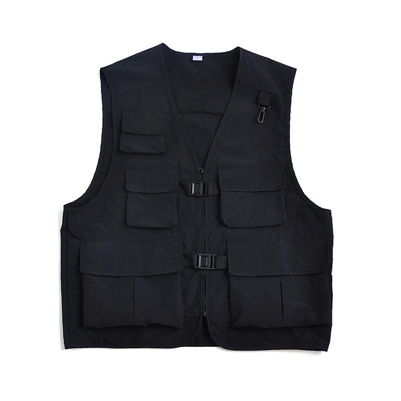 襟のタイプ: Vネック服の前立て: シングルブレスト適用季節：秋服装バージョン：ゆったりタイプ服の詳細: マルチポケット衣類技術: シワになりにくい処理