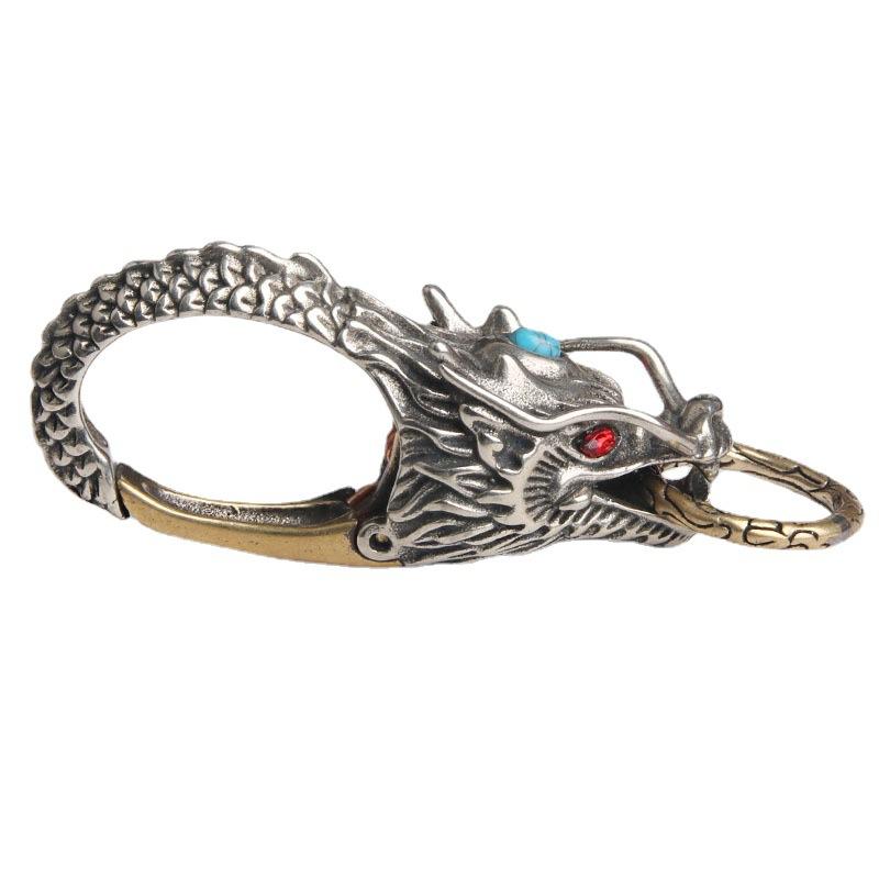 素材: 黄銅.白銅 流行要素: レトロ カラー: 黄銅ドラゴンバックル.白銅ドラゴンバックル