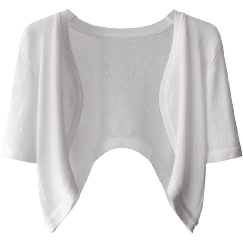 サイズ: フリーサイズ通勤: レトロ襟: Vネック袖丈:半袖厚さ: 薄手長さ:短い