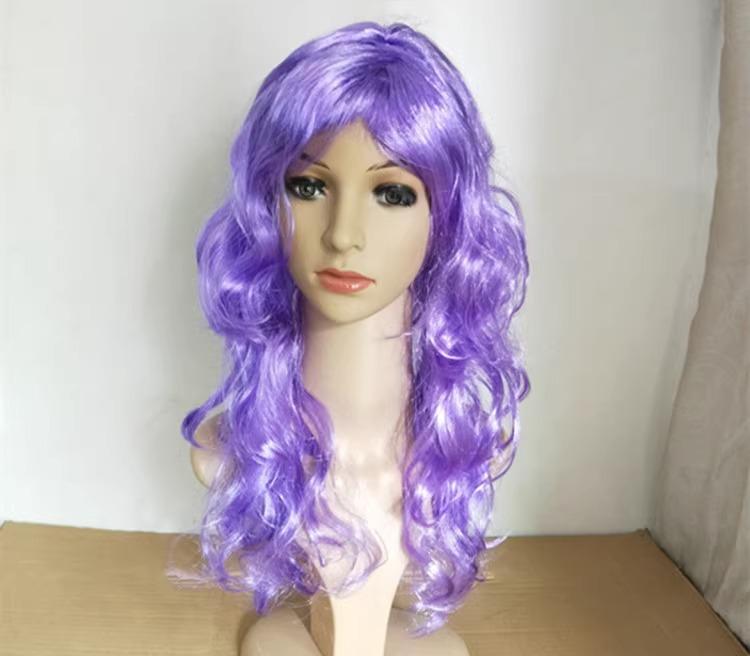 ウィッグ コスプレ ハロウィン イベント パーティー かつら フル 女性 ロング 巻き髪 カーリー 前髪あり ヘアネット別売り 茶色 黒 ピンクかつらの髪型: ロング巻き毛