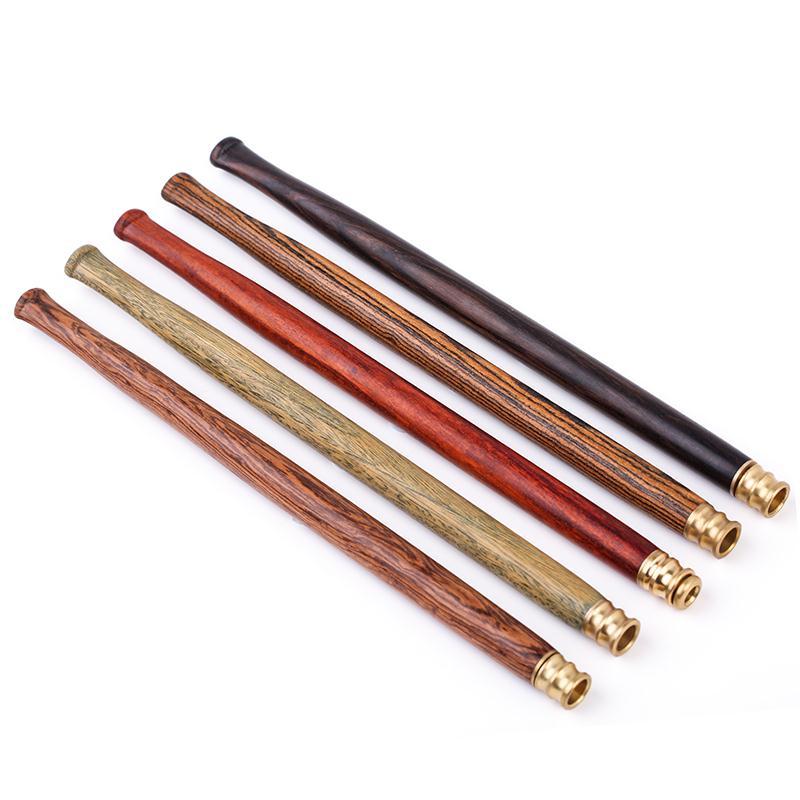 シガレットホルダー 拡張 兼用 太 細 デュアル パイプ フィルター 循環式 ウォッシャブル 洗える 黄花梨 黒金白 檀 木製 無垢 材 金属 プルロッド スリム主な材質：木材長さ：20.5 cm