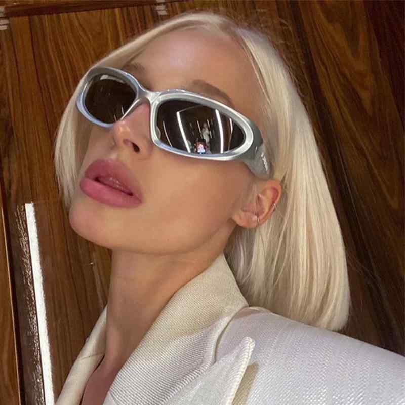 サングラス レディース おしゃれ 近未来 未来的 y2k クール サイクリング 登山 セレブ ストリート レトロ かっこいい
