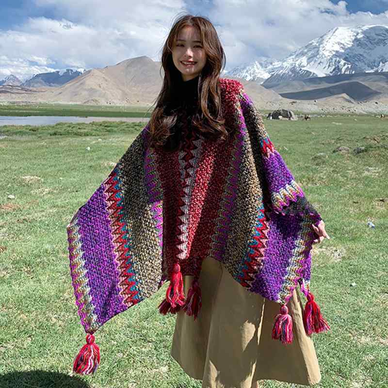 機能: 保温形状: 長方形性別: 女性適用季節：春.秋.冬服の詳細: タッセル