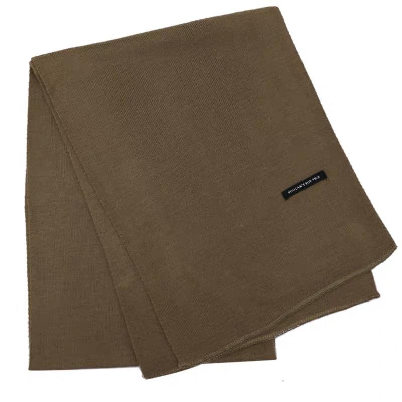 レディース マフラー 防寒 メンズ カップル 無地 ストール 秋冬 韓国 厚手 暖かい ユニセックス 保温 柔らかい タグ 普段使い お出かけ レジャー シンプル おしゃれ 茶色 黒 アイボリー